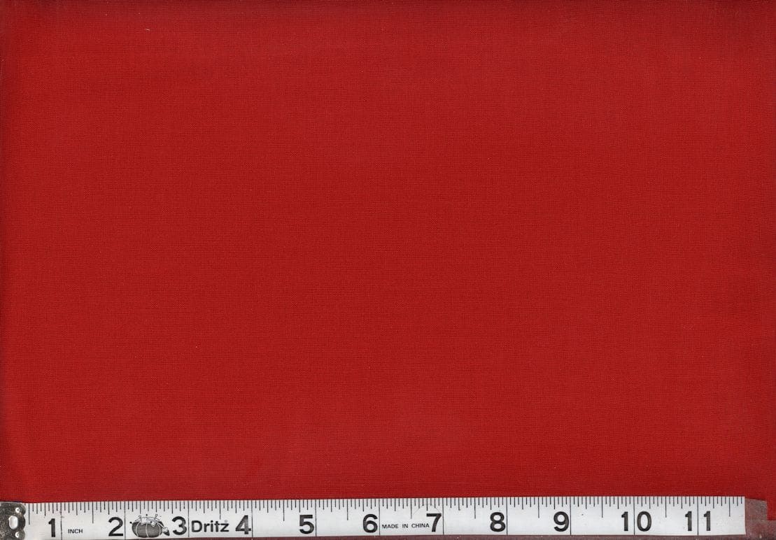 108" Premium Cotton Solids Red Fabric | Marshall Dry Goods