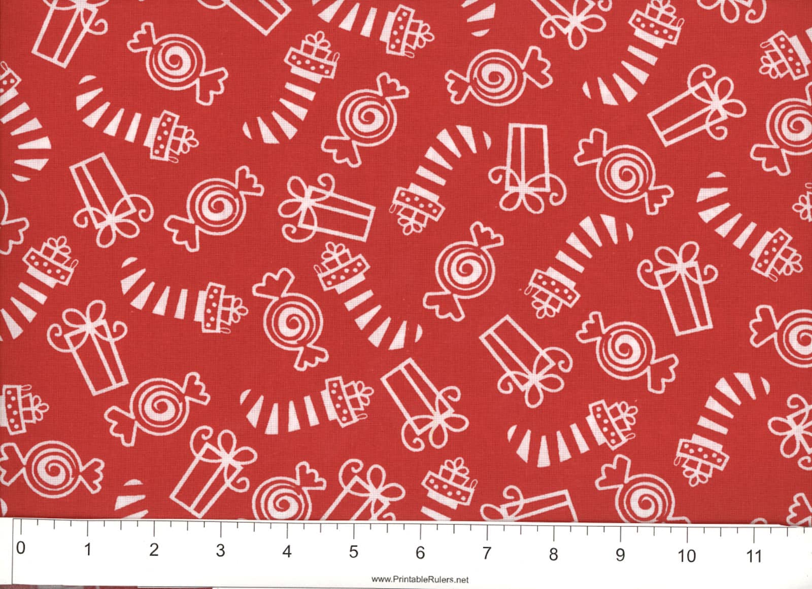 45" Christmas Candy Red Fabric | Marshall Dry Goods