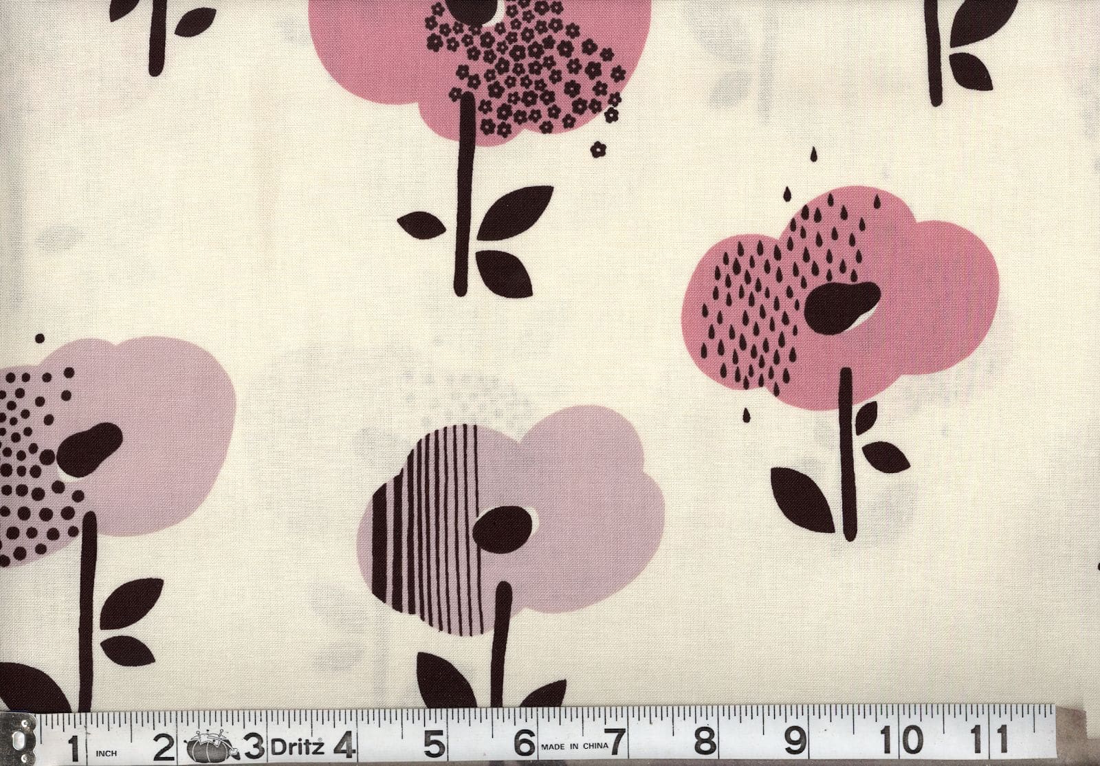 45" Alexander Henry Broom Street Floral Fabric | Marshall Dry Goods