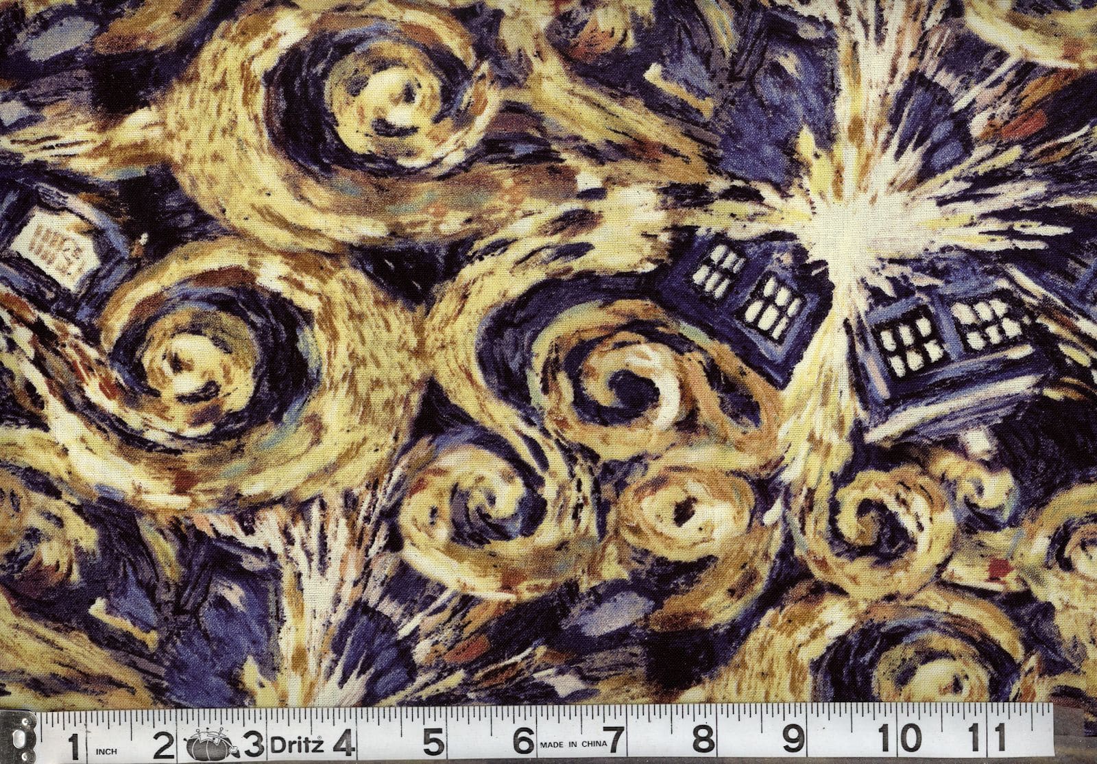 45" Doctor Who Exploring Tardis Fabric | Marshall Dry Goods