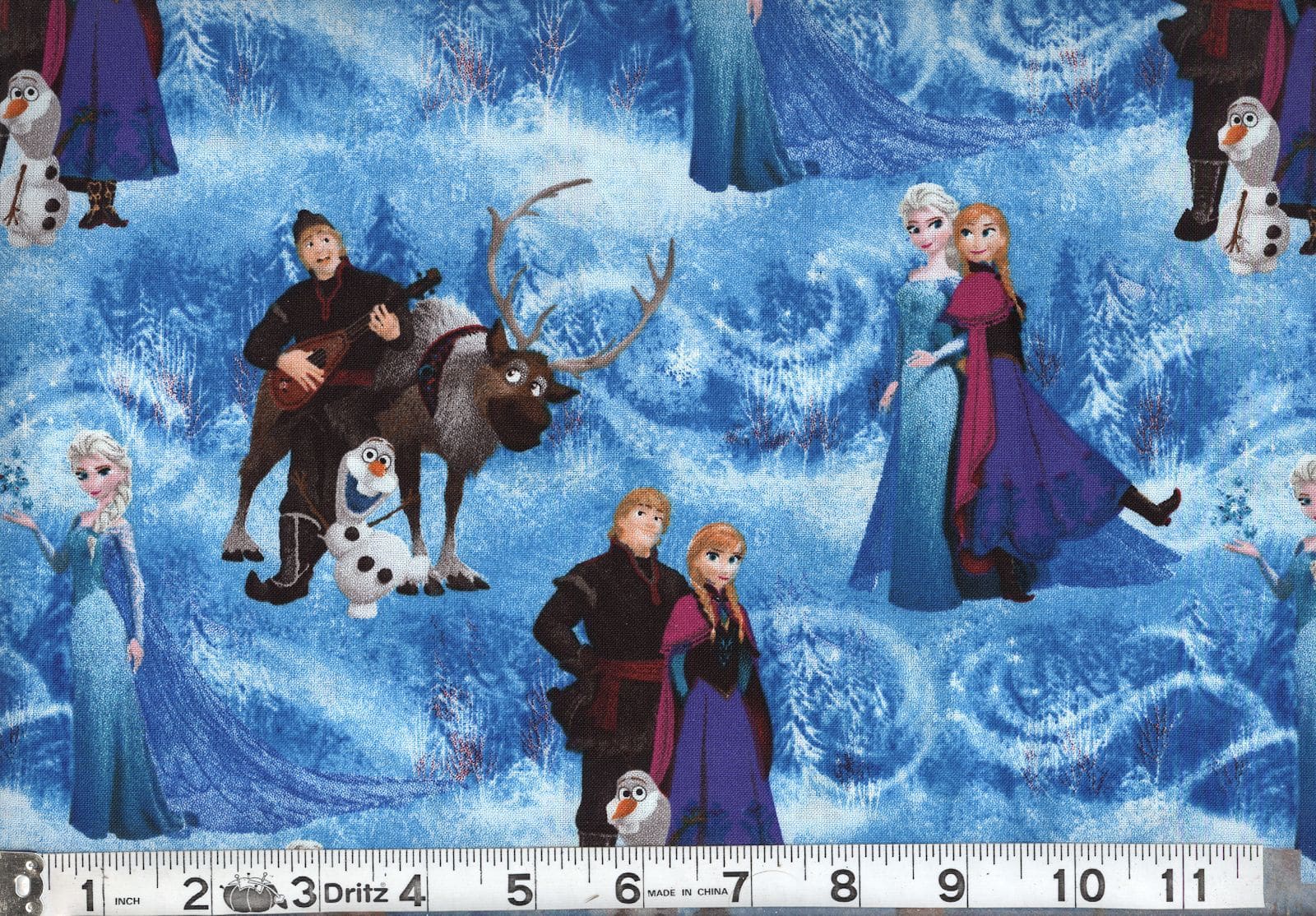 45" Frozen Character Scenic Fabric Fabric | Marshall Dry Goods