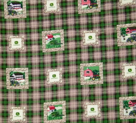 45" John Deere Farm Scene Patch Fabric | Marshall Dry Goods