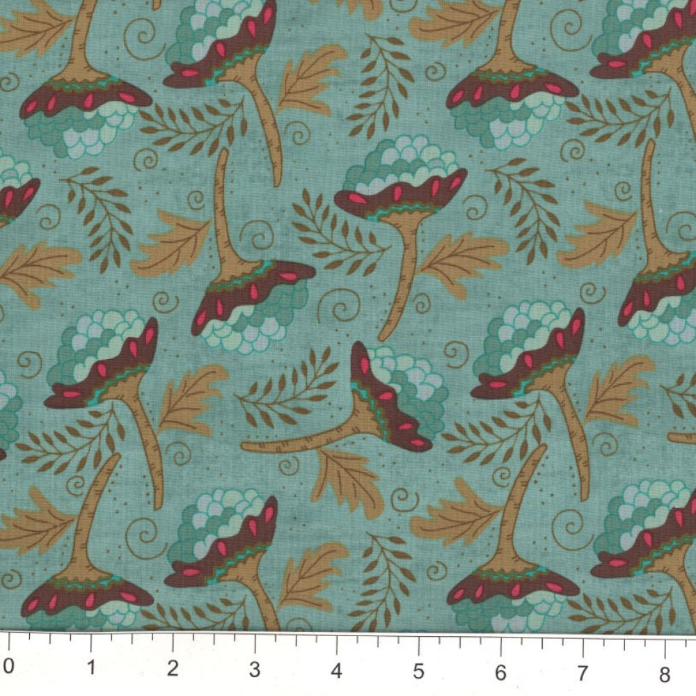 45" Clothworks Hummingbird Garden Fabric | Marshall Dry Goods