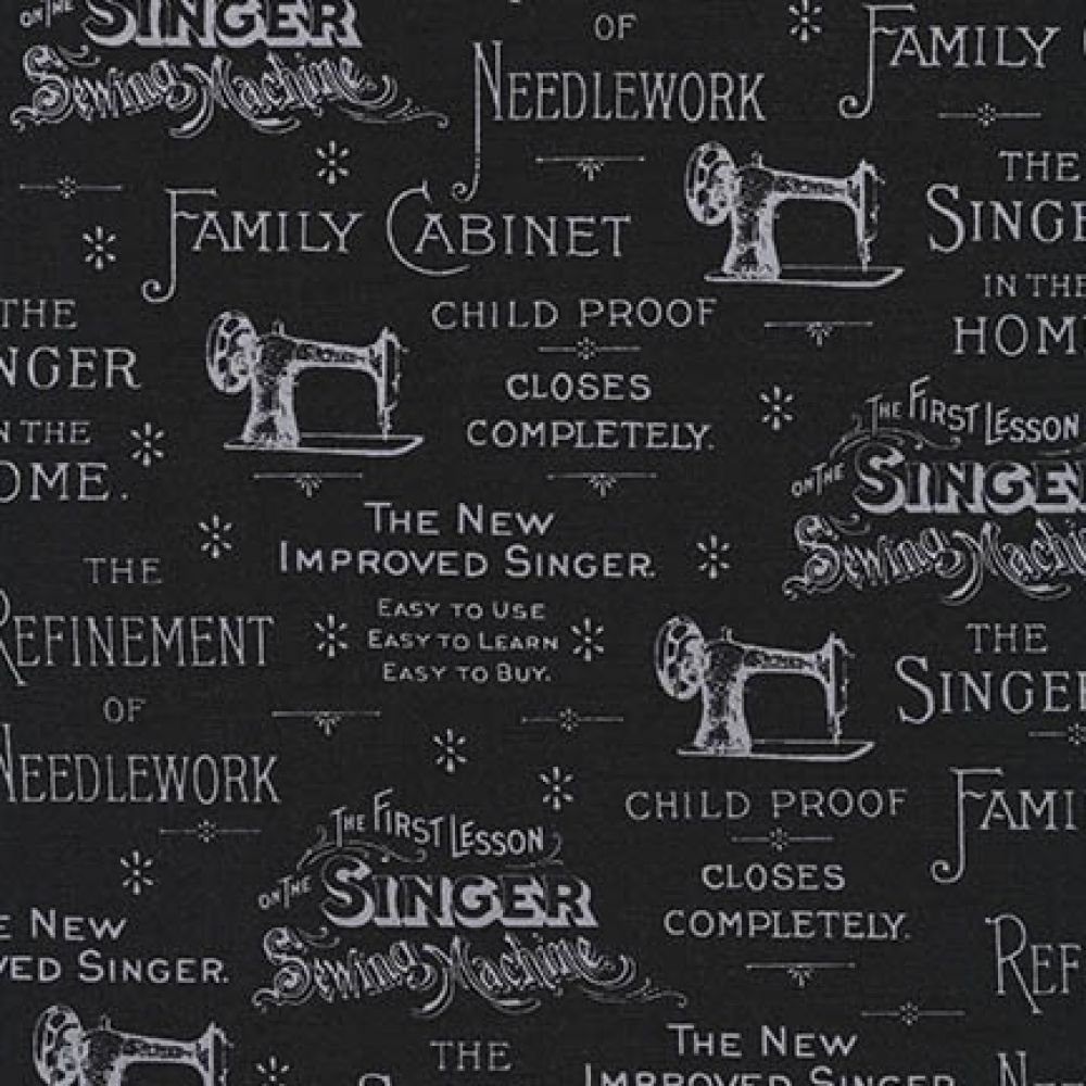 45" Robert Kaufman Sewing with Singer Fabric | Marshall Dry Goods