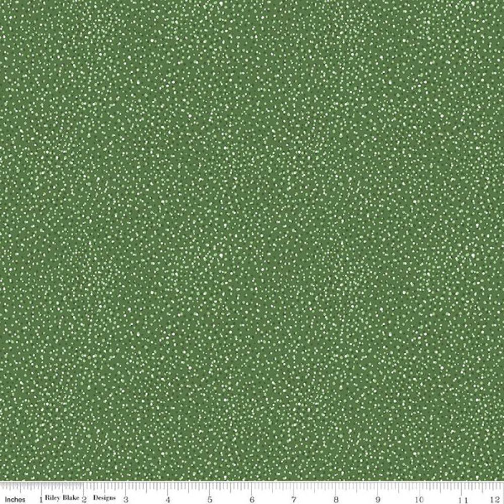 45" Riley Blake Snow Leopard Flannel Fabric | Marshall Dry Goods