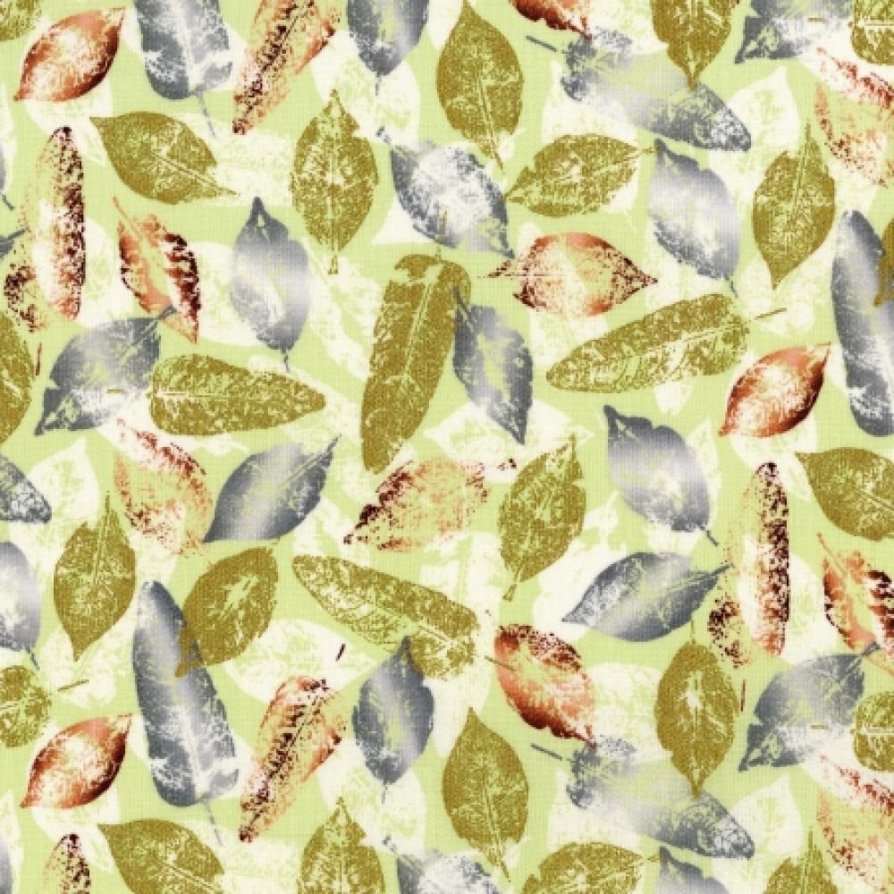 45" RJR Fabrics Shiny Objects Gilded Leaf Metallic Fabric | Marshall ...