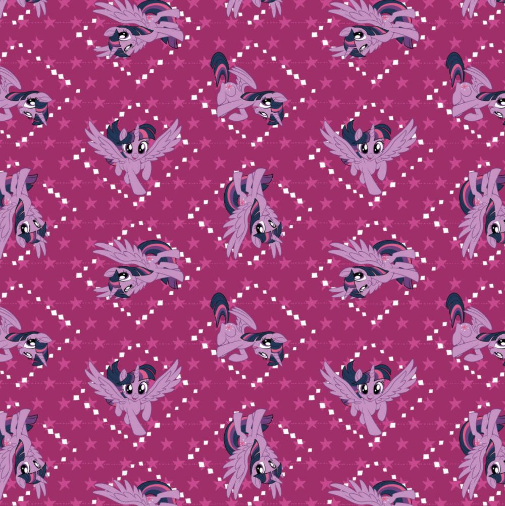 45" Camelot Fabrics My Little Pony Twilight Sparkel Fabric | Marshall ...