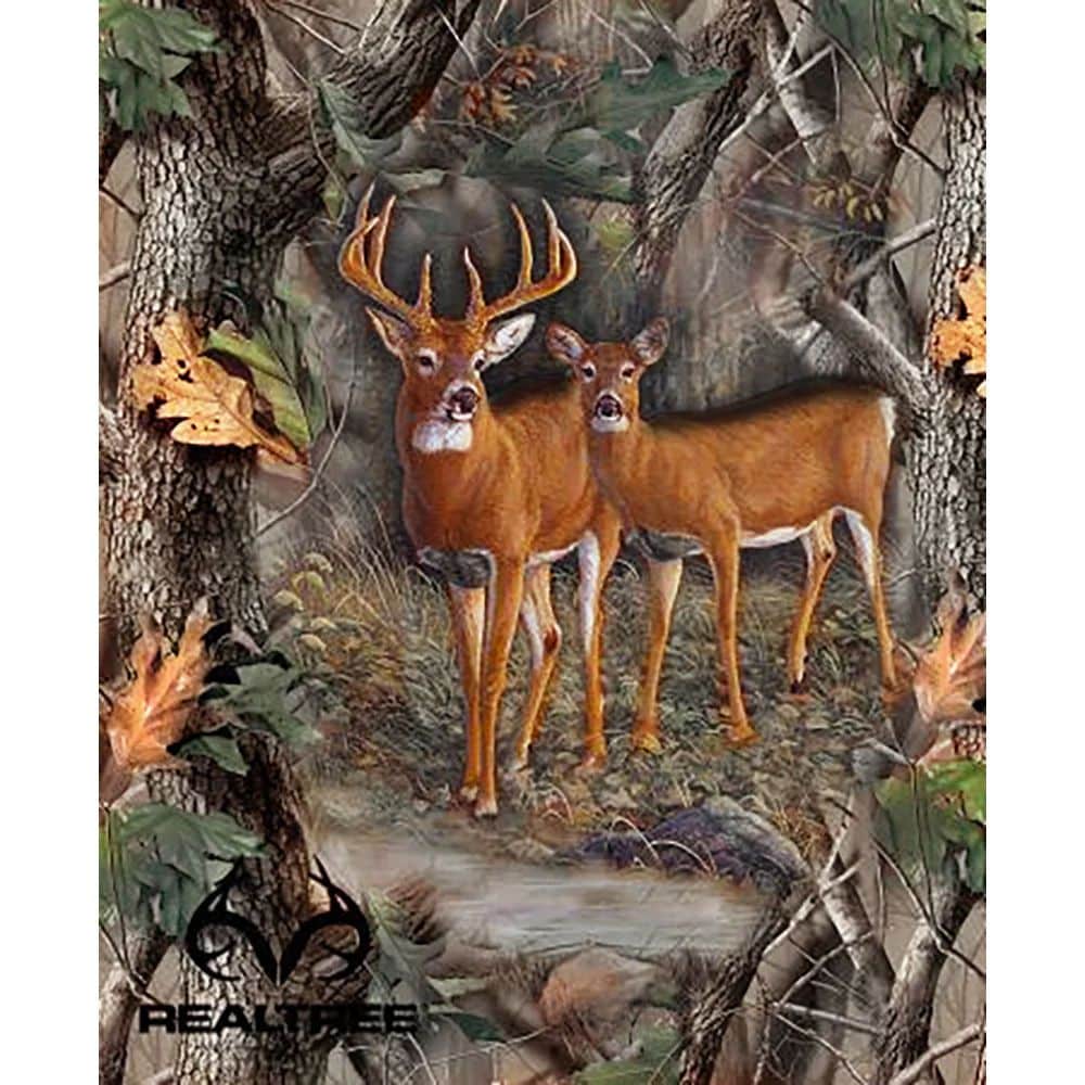 45" Realtree Buck & Doe 36" Panel Fabric | Marshall Dry Goods