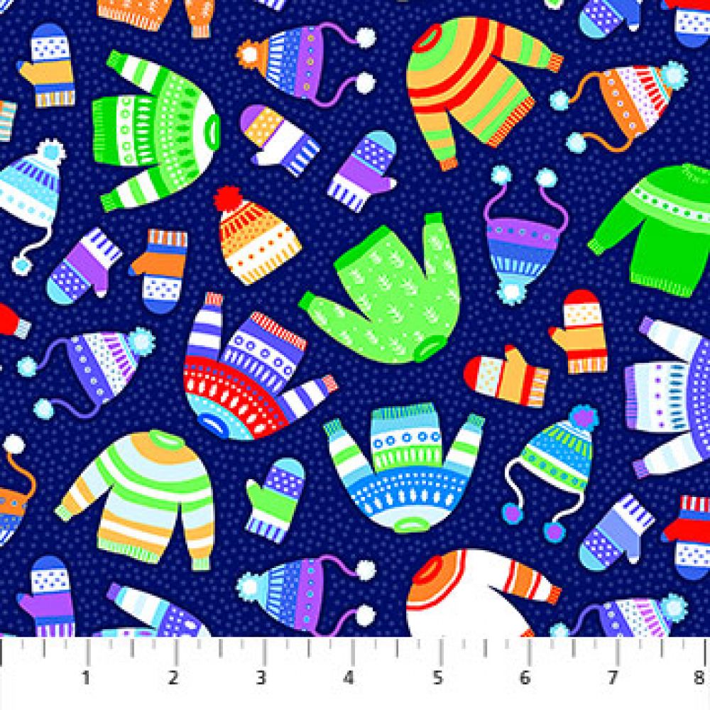 45" Patrick Lose First Snow Fabric | Marshall Dry Goods