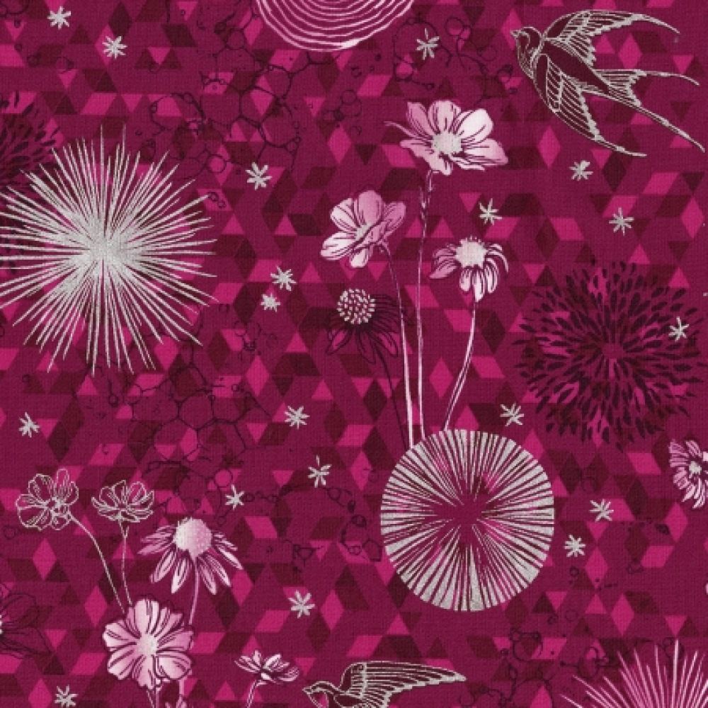 45" RJR Fabrics Shiny Objects Sweet Somethings Metallic Fabric ...