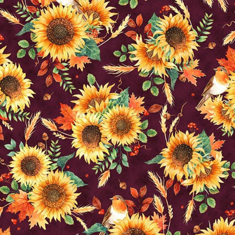 45" Hoffman Fabrics Fall for Autumn Fabric | Marshall Dry Goods