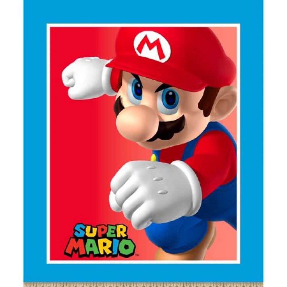 45" Super Mario Panel Fabric | Marshall Dry Goods