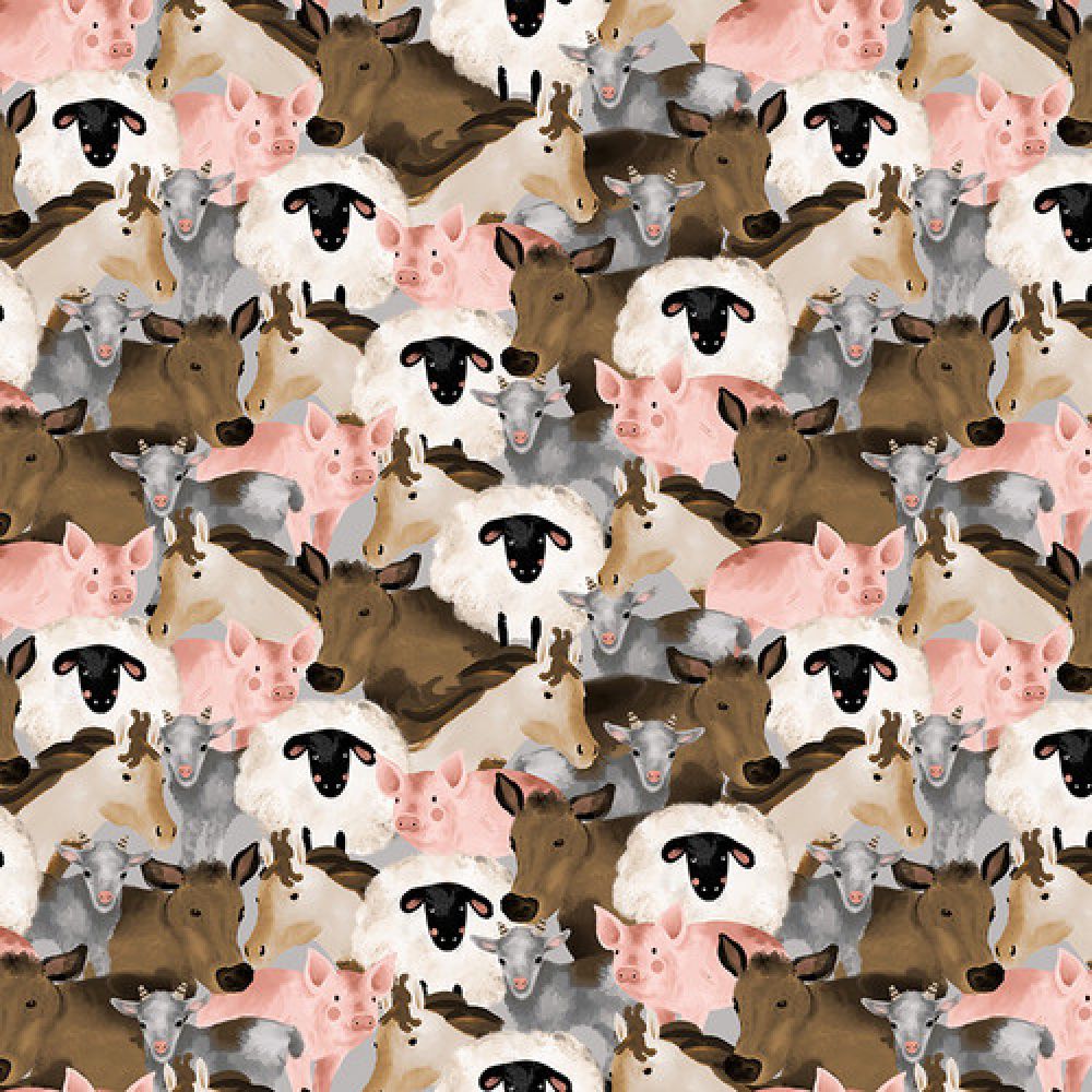 45" Blank Quilting Farm Country Fabric | Marshall Dry Goods