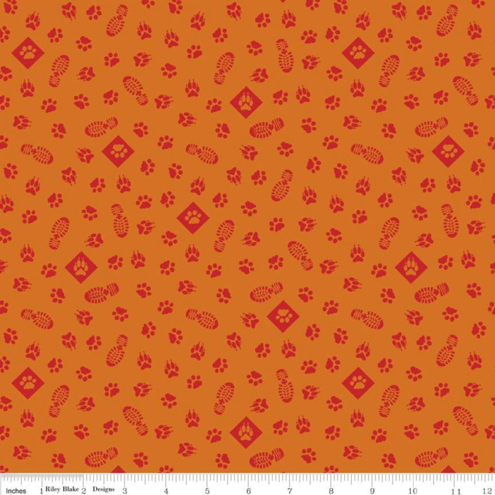 45" Riley Blake Cub Scouts Paws Fabric | Marshall Dry Goods