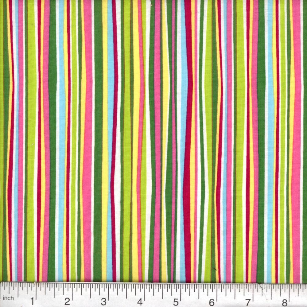 45" Princess Mirah Designs By Bali Fabrics Stripe Fabric | Marshall Dry ...