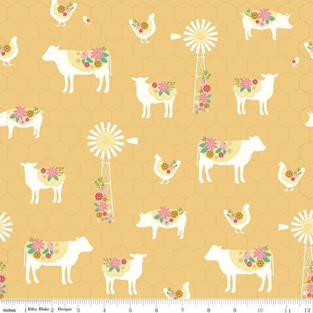 45" Riley Blake Sweet Acres Fabric | Marshall Dry Goods
