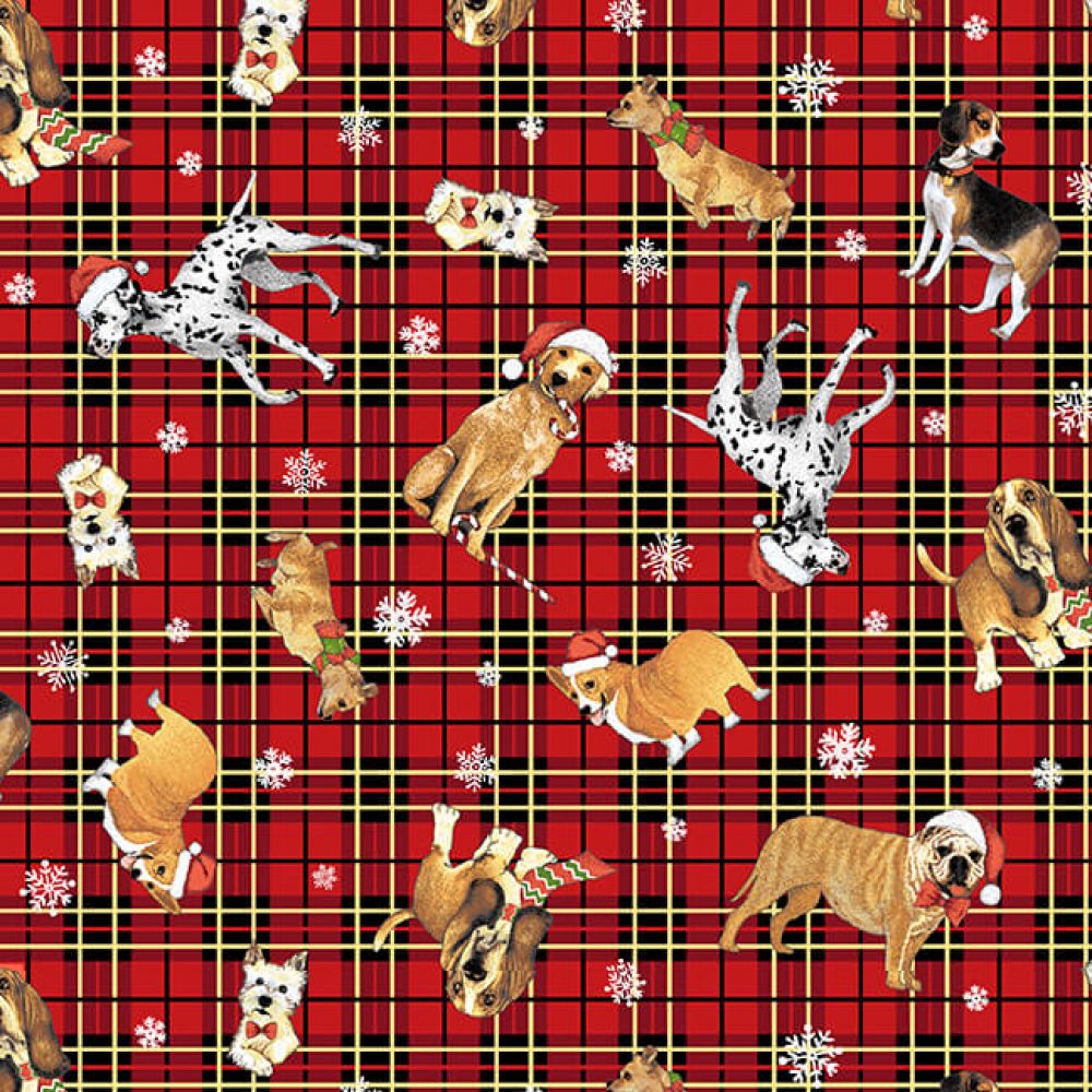 45" Studio E Fabrics Snow Dog Express Fabric | Marshall Dry Goods