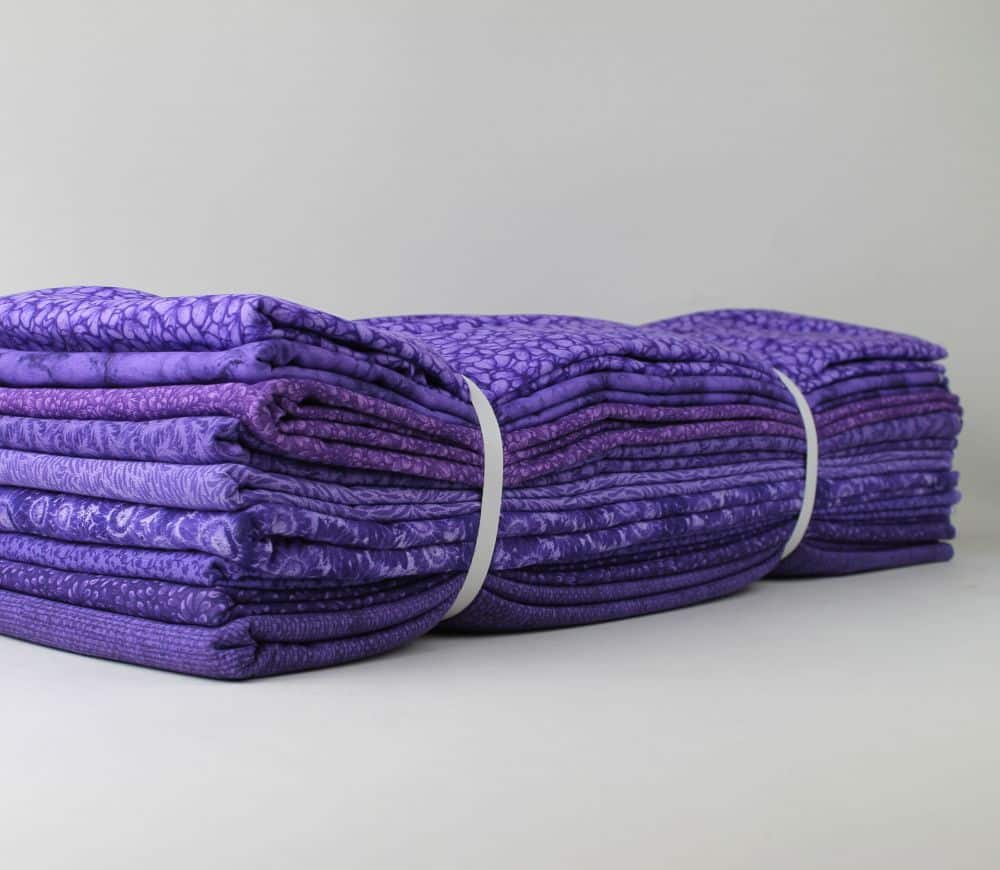 54 Yards 1 Bundle 45" Color Groups Purple $2.85 Per Yard Fabric ...