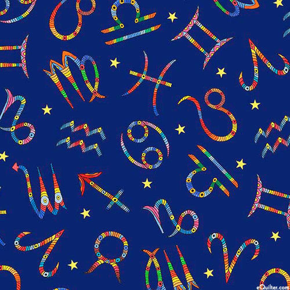 45" Quilting Treasures Zodiac Dream Fabric | Marshall Dry Goods