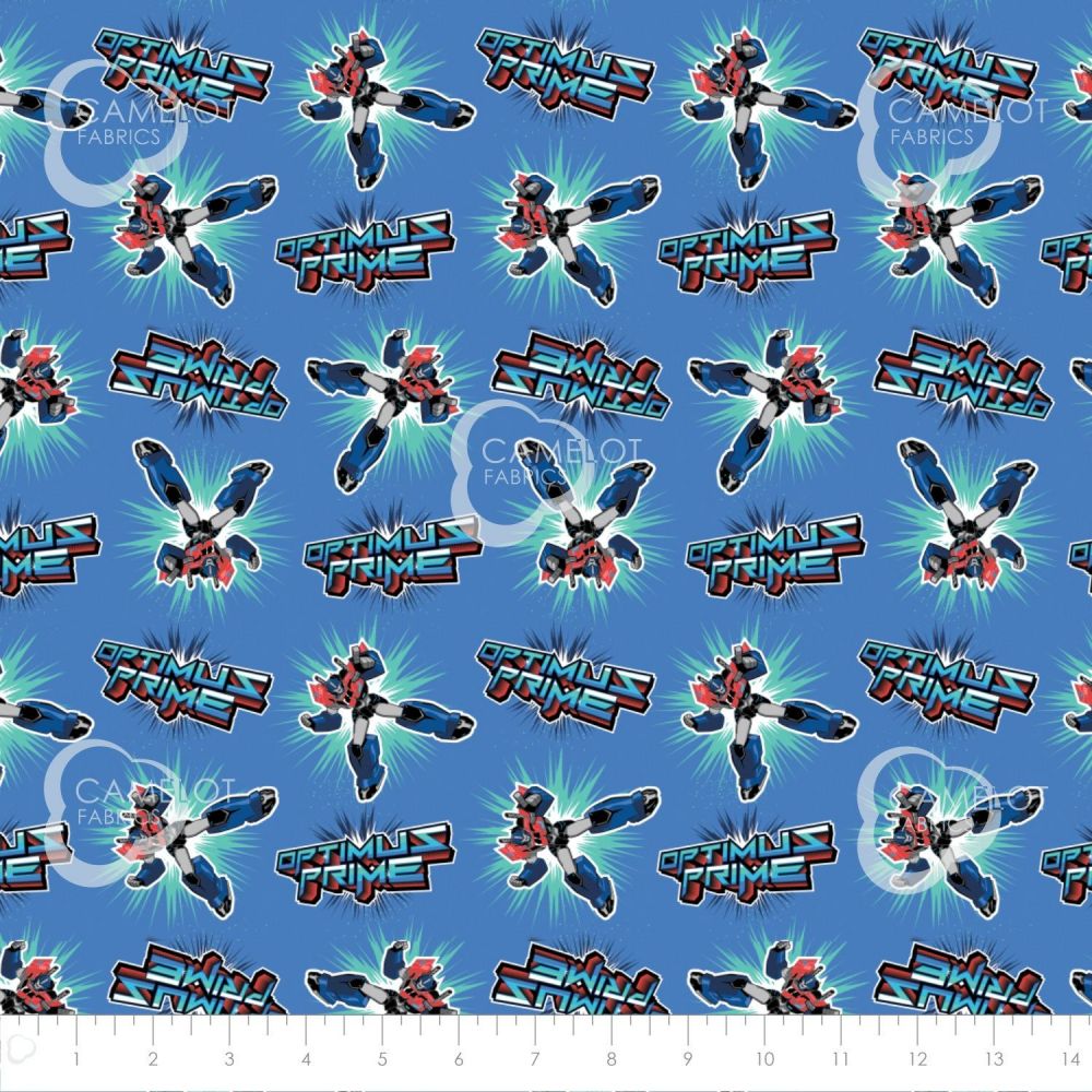 45" Camelot Fabrics Transformers Optimus Prime Fabric | Marshall Dry Goods