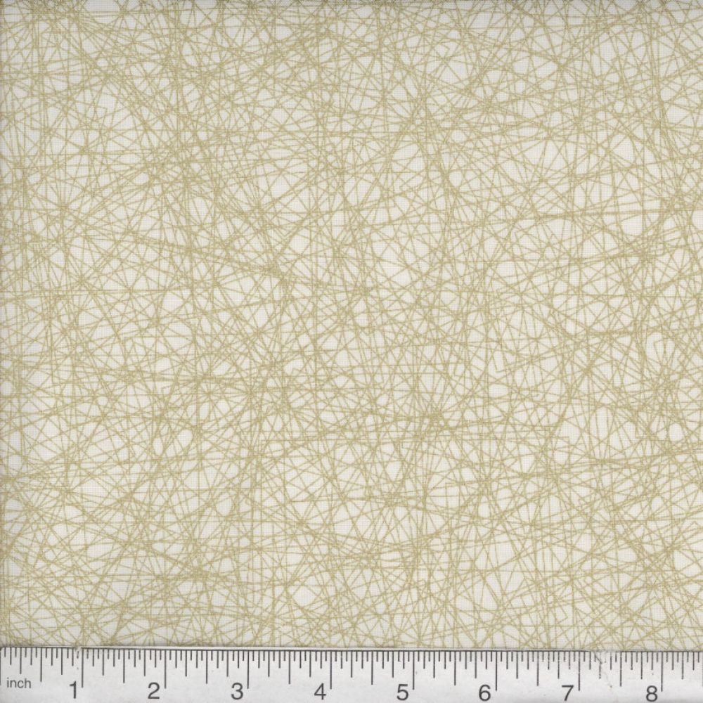 45" Patrick Lose Tangled Gold Metallic Fabric | Marshall Dry Goods