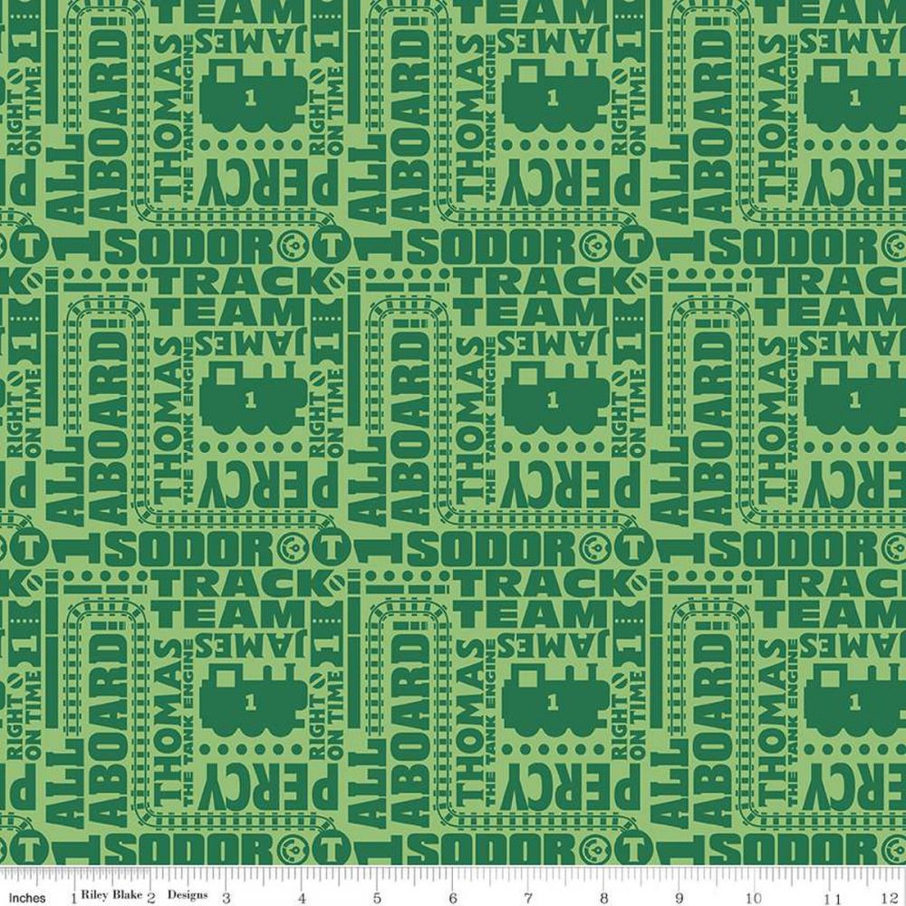 45" Riley Blake Thomas & Friends All Aboard Fabric | Marshall Dry Goods