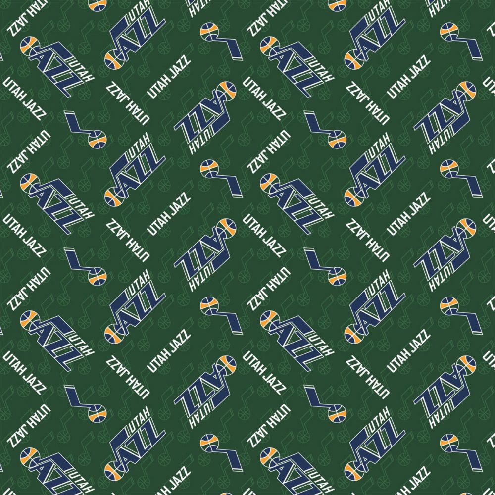 45" Camelot Fabrics NBA Utah Jazz Fabric | Marshall Dry Goods