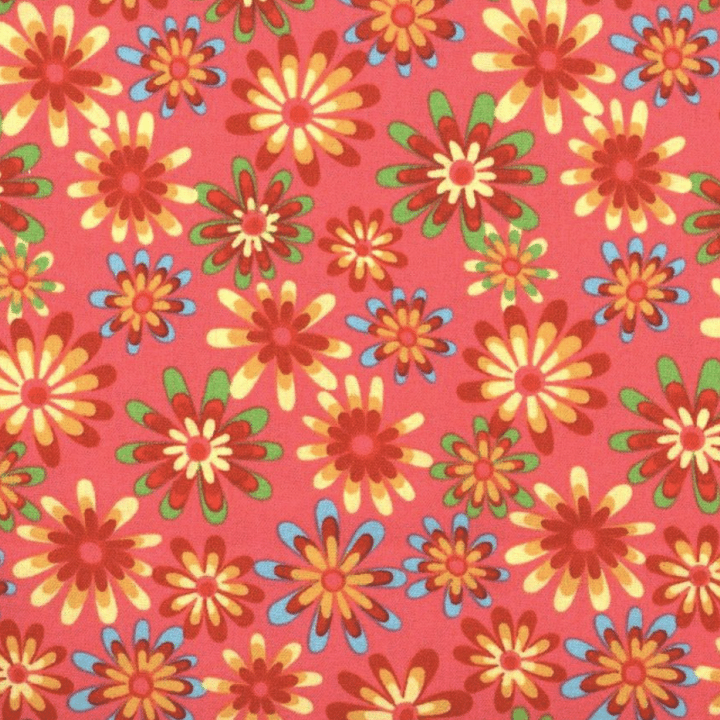 45" MDG Flower Power Fabric | Marshall Dry Goods