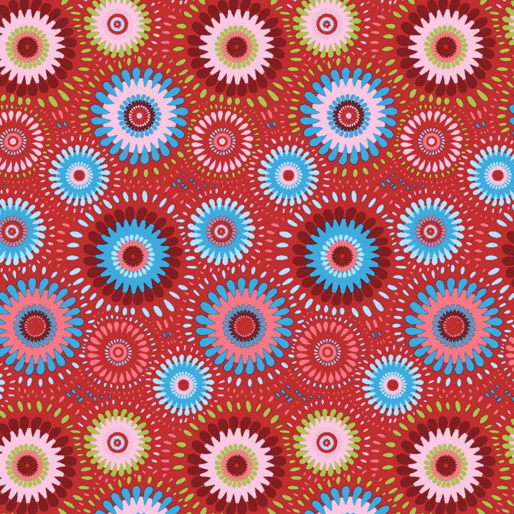 45" MDG Lucky Medallion Fabric | Marshall Dry Goods