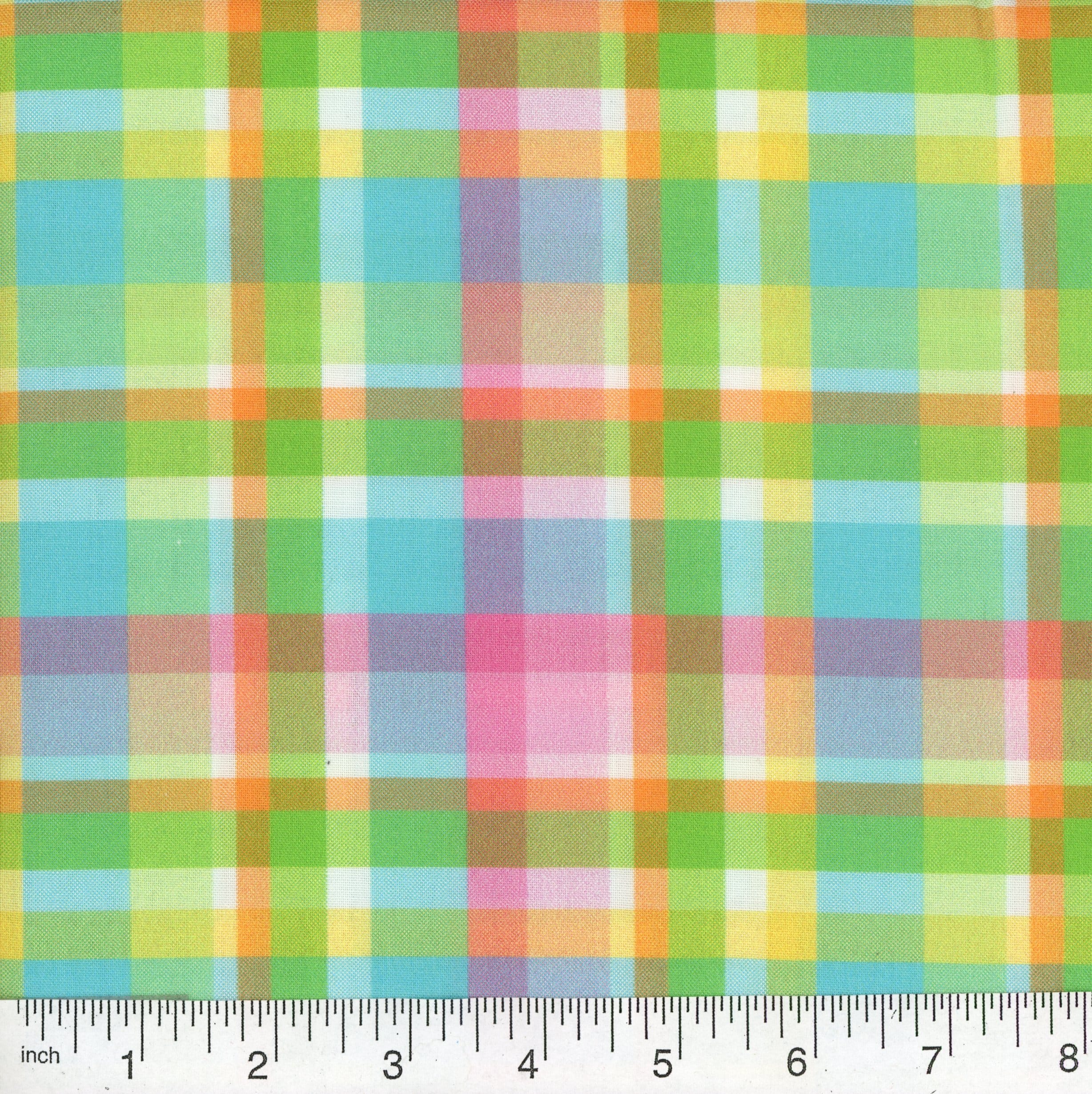 45" Spring Plaid Multi Fabric | Marshall Dry Goods